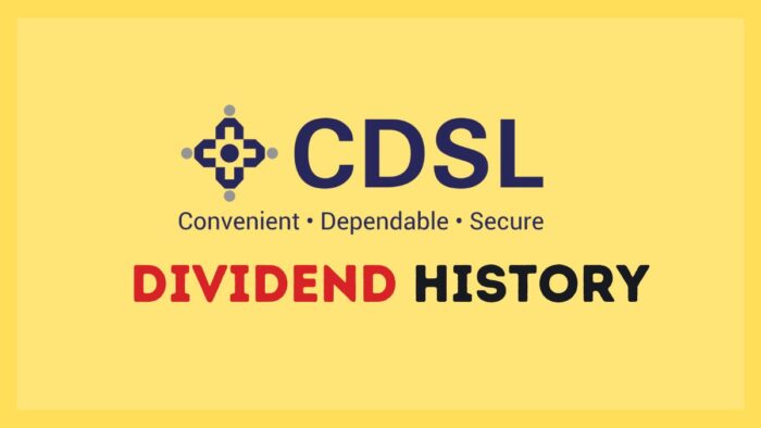 CDSL Dividend History - Senthil Stock Trader